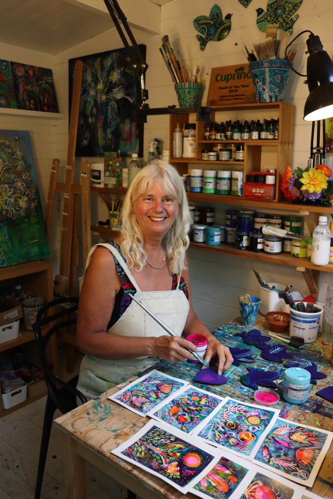artistintheshed | Colourful intuitive paintings, giclée prints and folk ...